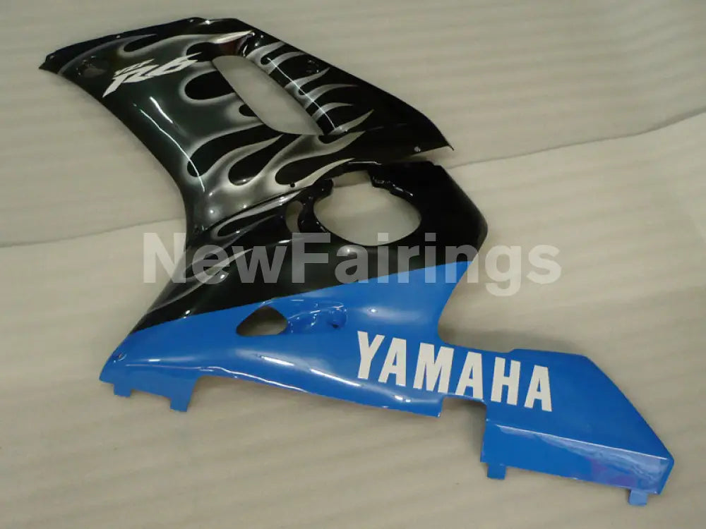 Black and Blue Grey Flame Fairing Kit for YZF-R6 – NewFairings