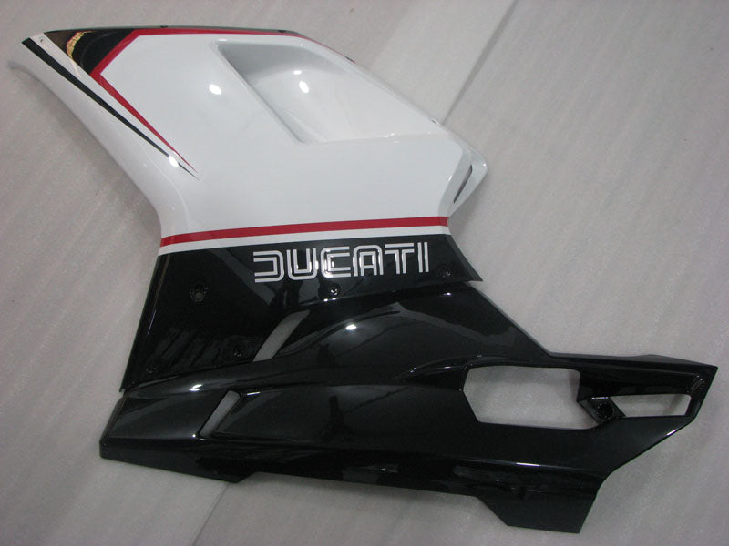 Black and White Factory Style Ducati Fairing Kit for 848 1098 1198 ...