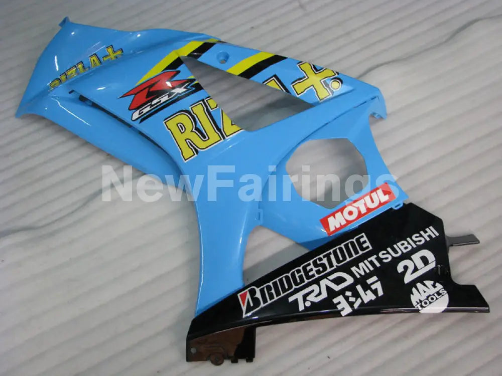 Blue Black and Yellow Rizla - GSX-R1000 07-08 Fairing Kit | OEM Grade ...