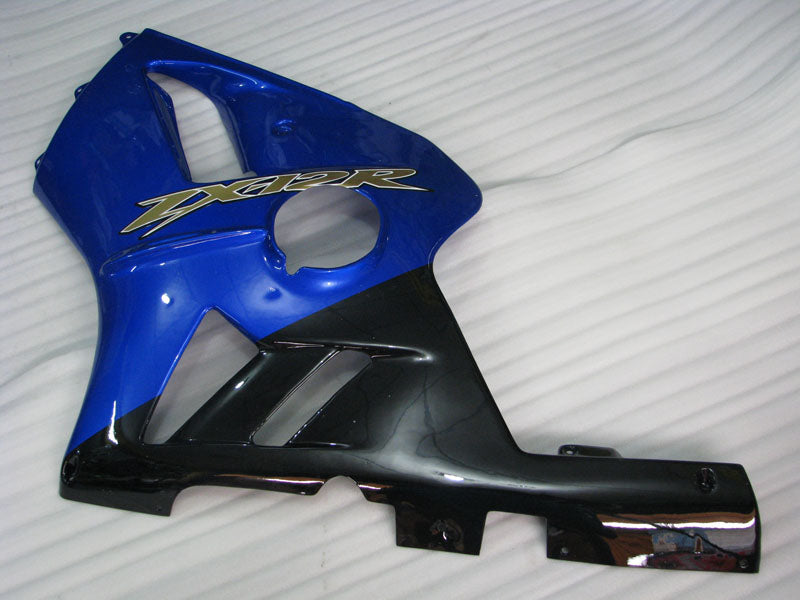 Blue and Black Factory Style NINJA ZX 12R Fairing Kit for Selective ...