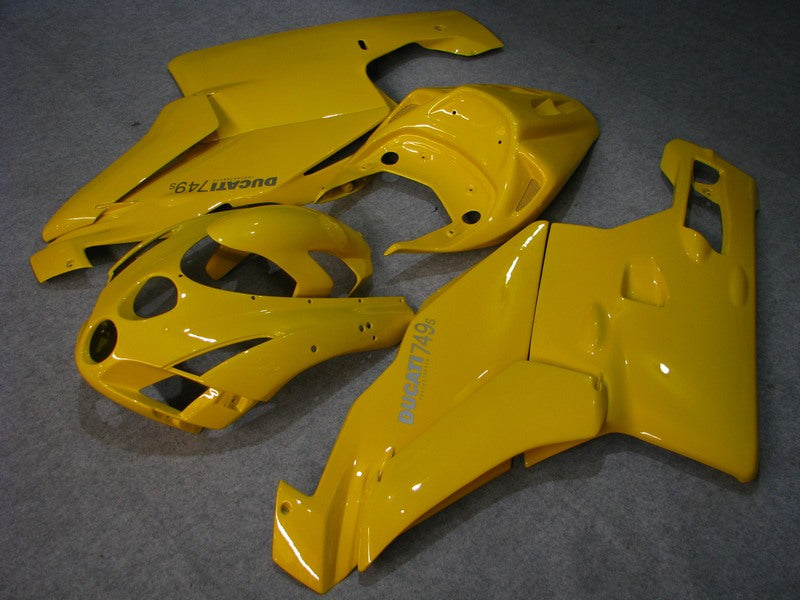 Gloss Yellow Factory Style - Ducati 749/999 05-06 Fairing Kit (Single ...