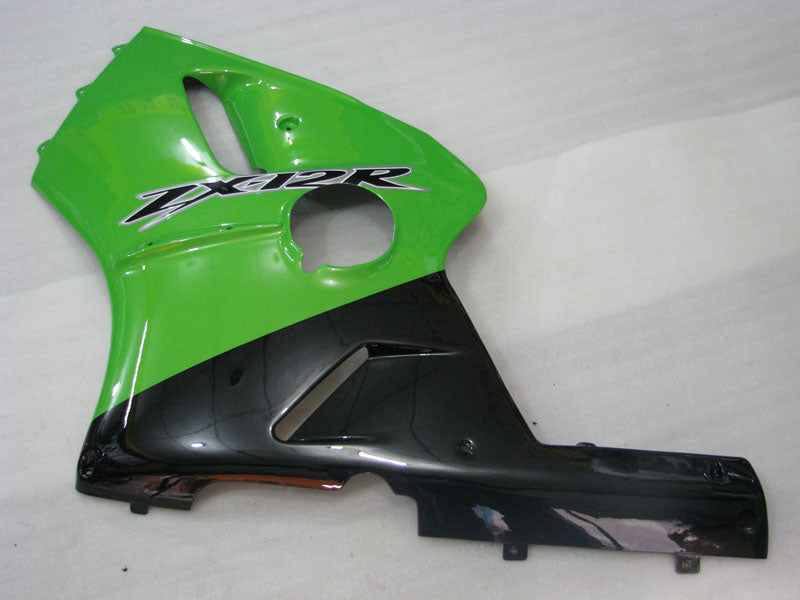 Green and Black Factory Style - NINJA ZX-12R 00-01 – NewFairing
