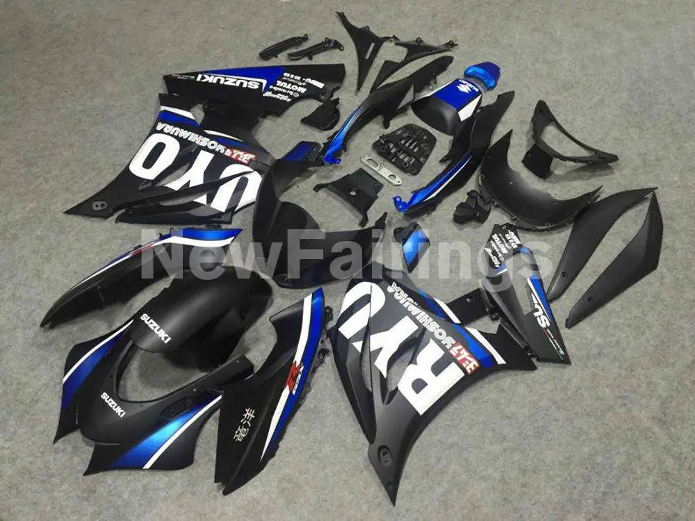 Matte Black and Blue Factory Style - GSX-R1000 17-24 Fairing Kit | OEM ...