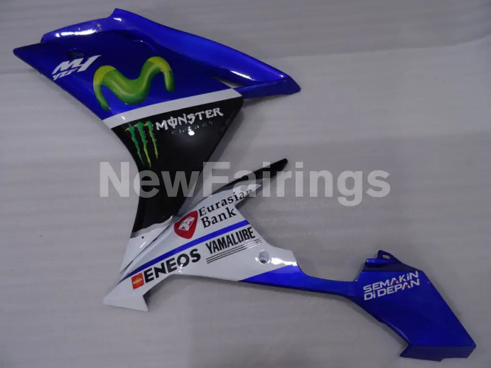 Number 46 Blue and Black White Movistar - YZF-R1 07-08 Fairing Kit ...