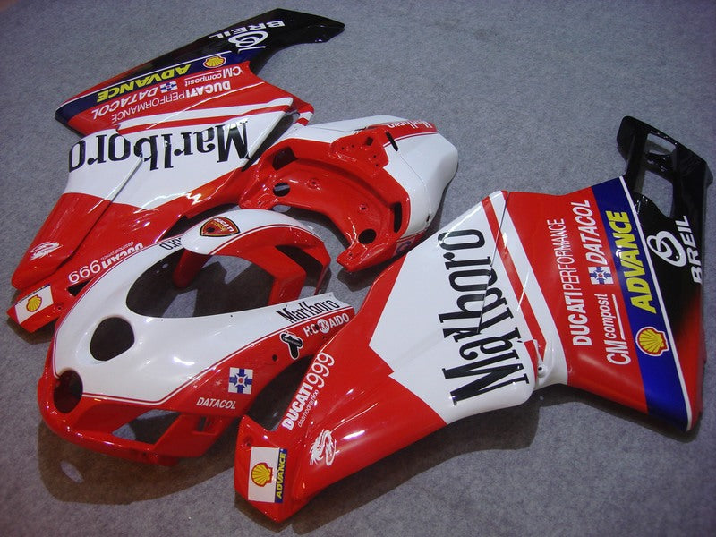 Red and White Black BREIL Ducati 999 Fairing Kit for Your Bike – NewFairings