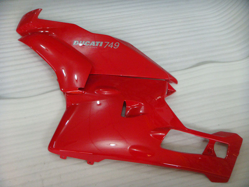 Red and White Factory Style - Ducati 749 03-04 Fairing – NewFairing