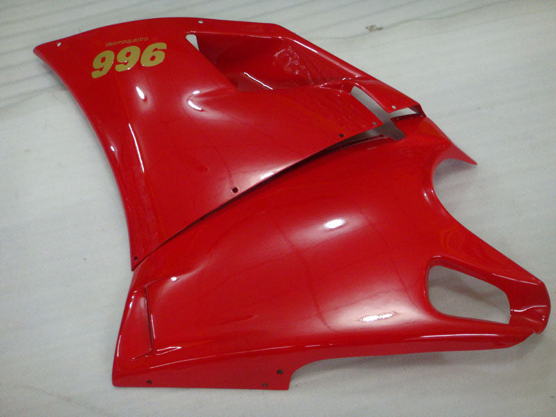 Red White Factory Style - Ducati 996 96-02 Fairing Kit – NewFairing