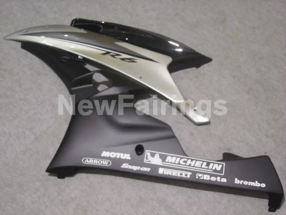 Silver and Black Matte YZF R6 Fairing Kit for Selective Buying ...